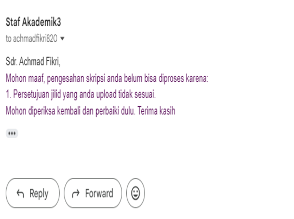 Pengesahan Skripsi | Fahutan Unmul